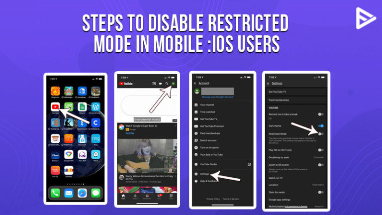 Disable Restricted Mode in YouTube : Step by Step Guide