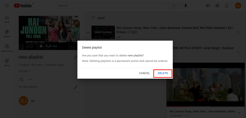 How to delete playlist on YouTube - Veefly Blog