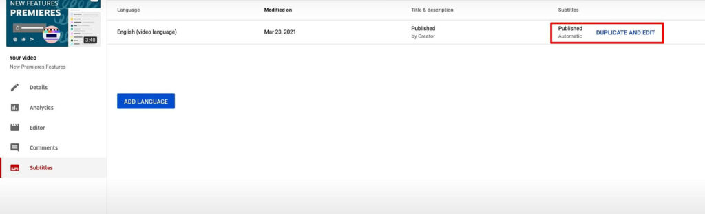 How to add subtitles to a video on YouTube easily in few steps?