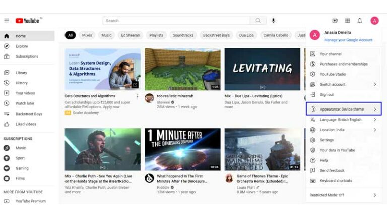 YouTube Dark Mode: How to enable?