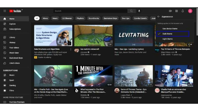 YouTube Dark Mode: How to enable?