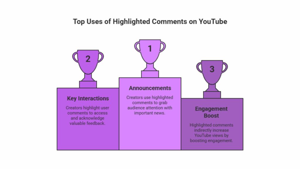 What Does Highlighted Comment Mean on YouTube | Veefly Blog