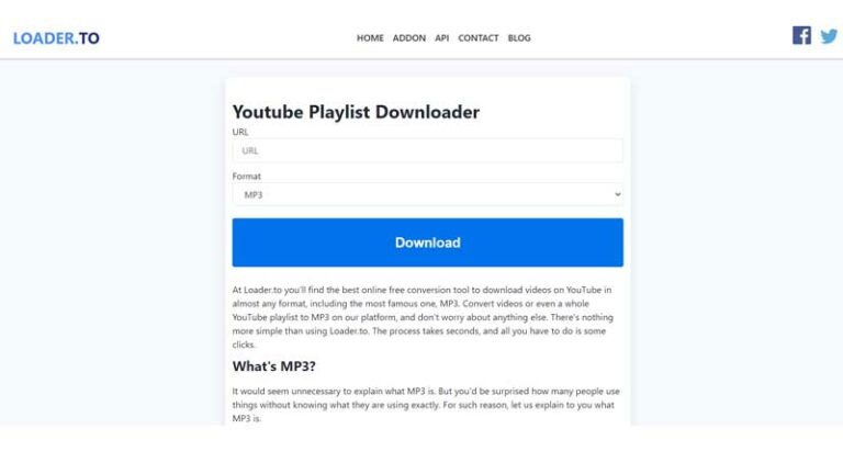Youtube Playlist To MP3 - Download YT Videos Instantly.