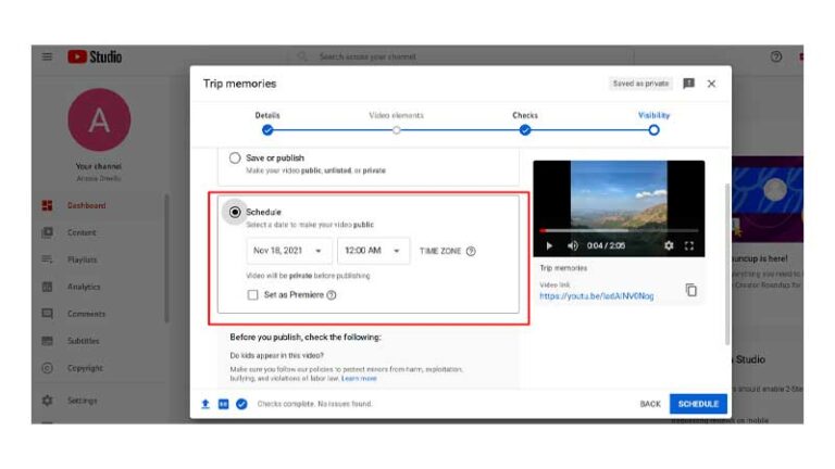 How to Set a YouTube Premiere Countdown for Your Video