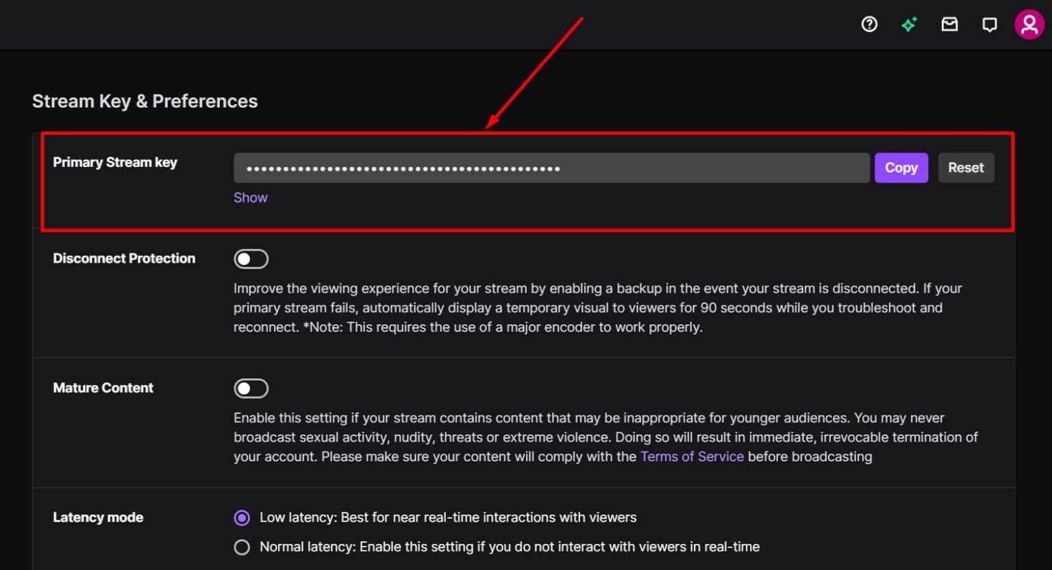 Twitch stream key- how to find and reset it in 4 steps?