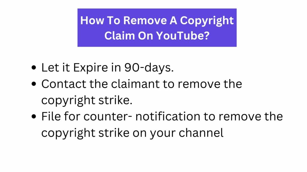How To Remove YouTube Copyright Claims In 2024?