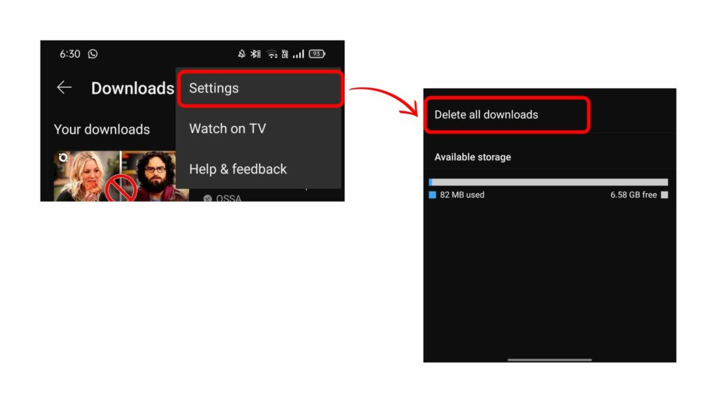 Delete All YouTube Downloads at Once for More Storage Space