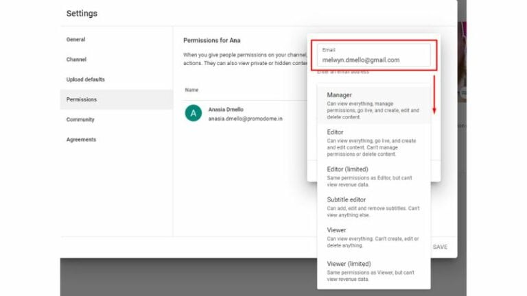 How To Give Someone Access To Your YouTube Channel?