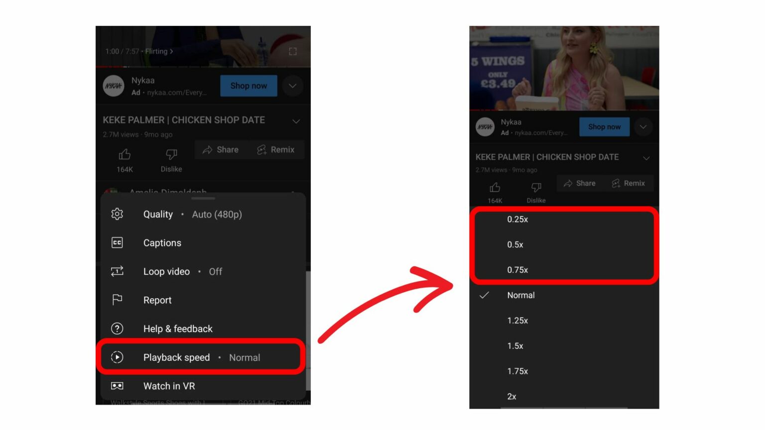 How To Slow Down Or Speed Up A YouTube Video?