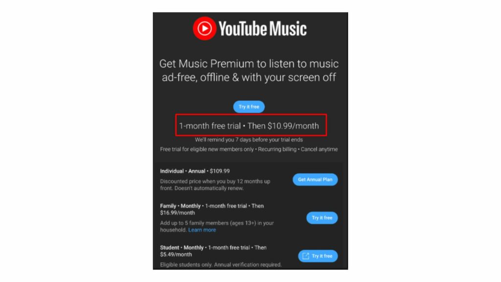 YouTube Premium Price Increase For The Subscribers