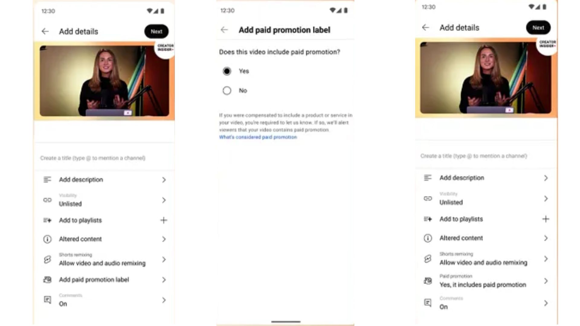 YouTube Sponsored Content: New Updates for Creators & Brands